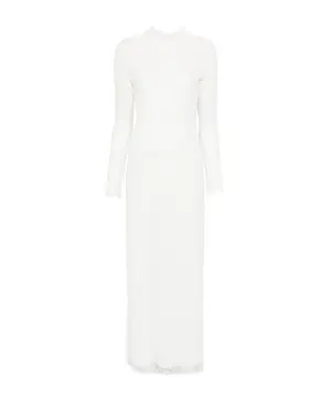 ROTATE BY BIRGER CHRISTENSEN Lace Maxi Dress With Open Back