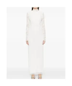 ROTATE BY BIRGER CHRISTENSEN Lace Maxi Dress With Open Back