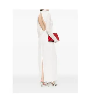 ROTATE BY BIRGER CHRISTENSEN Lace Maxi Dress With Open Back