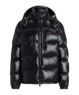 Polo Ralph Lauren Hooded Puffer Jacket - Black