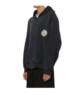 WOOYOUNGMI Full Zip Hoodie - Black