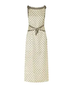 DÔEN DOEN Paisley-Print Silk-Blend Twill Midi Dress