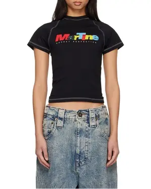 Martine Rose Raglan Shrunken T-shirt