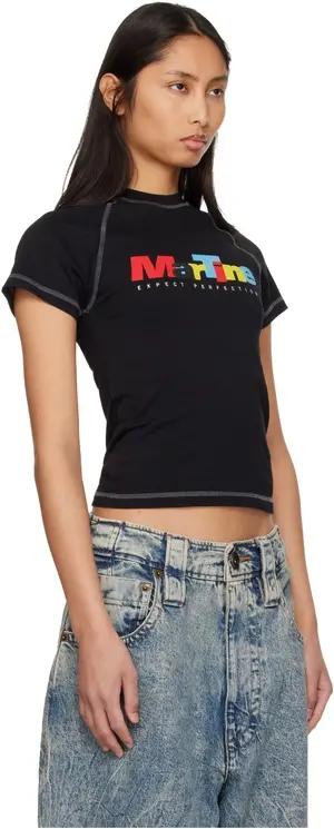 Martine Rose Raglan Shrunken T-shirt
