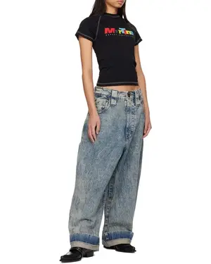 Martine Rose Raglan Shrunken T-shirt