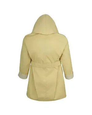 Max Mara Hooded Belted Casual Jacket