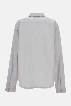 RIER Button-up Long-sleeved Shirt - Light Gray
