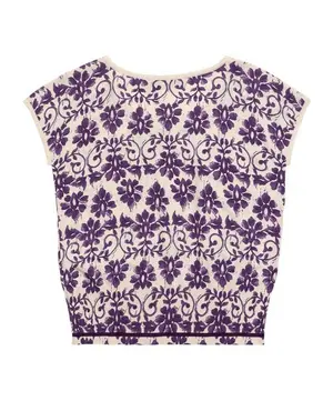 Max Mara Printed T-shirt With Round Neck