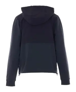 Herno Zip-up Windbreaker Hoodie - Black