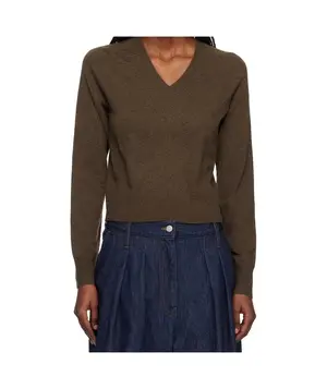 Arch4 Rib-knit V-neck Sweater