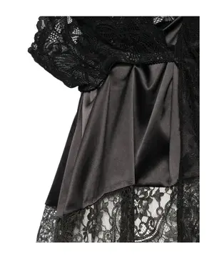 Junya Watanabe V-neck Lace Trimmed Cover-up