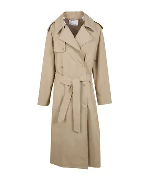 THE FRANKIE SHOP Riva Oversized Trench Coat