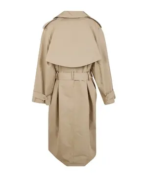 THE FRANKIE SHOP Riva Oversized Trench Coat
