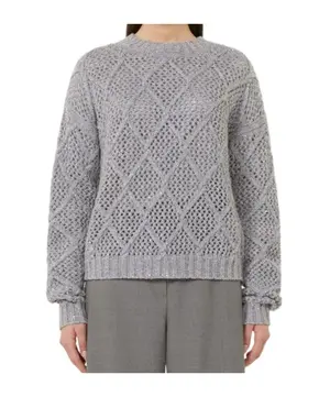 Max Mara Ellade Cropped Jumper With Sequins