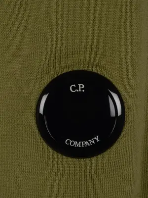 C.P. COMPANY Sleeve Lens Zip Knitted Sweater