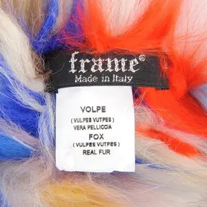 FRAME Fox Fur Pullover Scarf