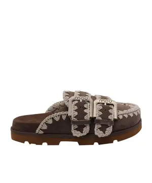 Mou Strappy Mules Clogs For Women