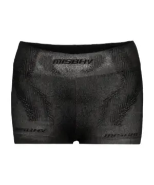 MISBHV Logo Detail Sports Shorts - Black