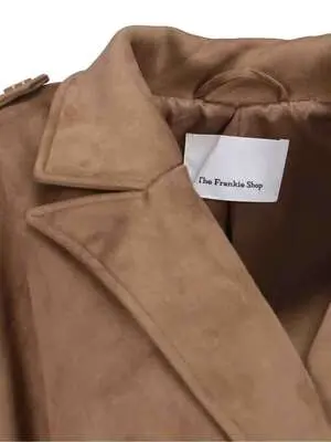 THE FRANKIE SHOP Pembroke Double-breasted Coat - Camel