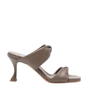 AQUAZZURA Twist-detail Heeled Sandals - Multicolor