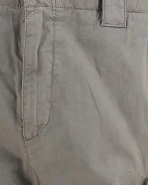 C.P. COMPANY Gabardine Cargo Shorts With Signature Lens Detail - Gray