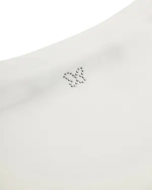Max Mara Round Neck Short Sleeve T-shirt - White