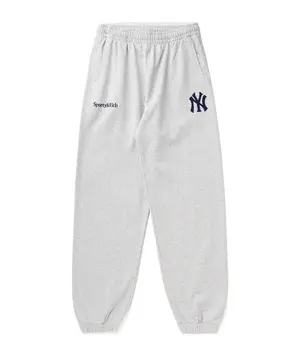 SPORTY  RICH Sporty & Rich Elastic Waist Sports Pants With Embroidered Logo - White