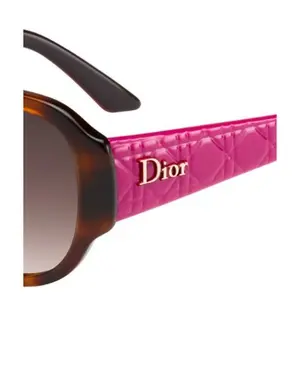 Dior Oval Sunglasses With Logo Legs