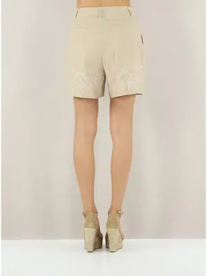 TWINSET Embroidered Tailored Shorts