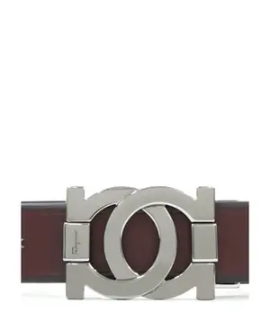 FERRAGAMO Logo Buckle Belt - Multicolor