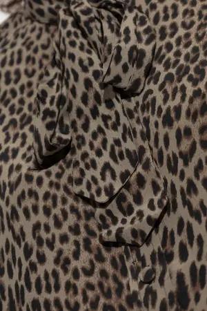 Zadig&Voltaire Leopard-print Tie-neck Blouse