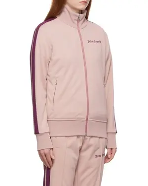 Palm Angels Logo-print Zip-up Track Jacket - Pink