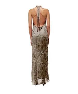 BLUGIRL Leopard-print Maxi Dress