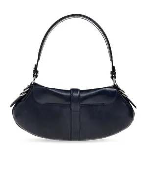 GANNI Logo Buckle Tote Bag - Black