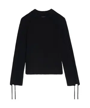 Zadig&Voltaire Long-sleeved Sweater With Tie Detail
