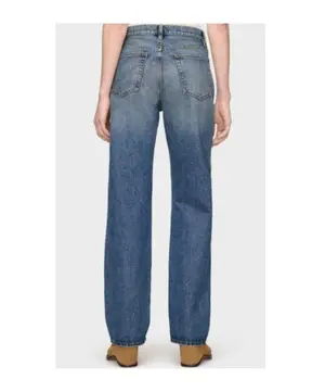 MAISON MARGIELA Paneled Straight Leg Jeans With Distressed Knee Slits