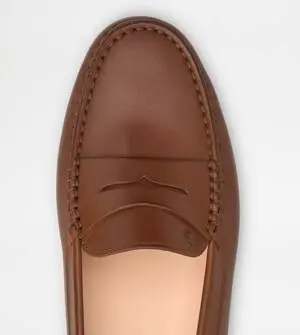 TOD'S Gommino Penny Slot Loafers - Brown