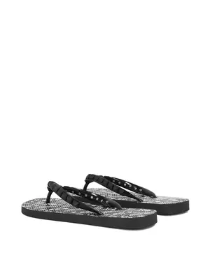 Philipp Plein Pattern Printed Studded Sandals