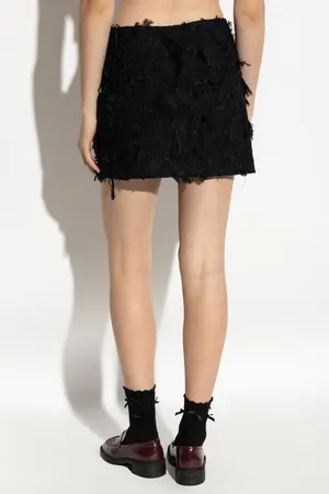 SAMSOE SAMSOE Frayed Mini Skirt