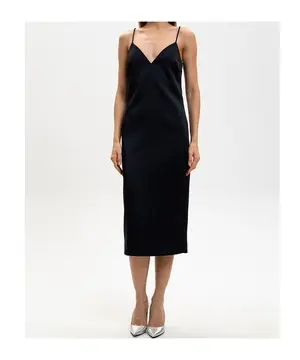 TWINSET Spaghetti Strap V-neck Dress