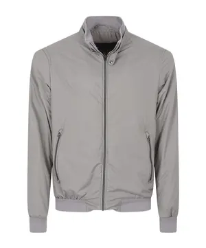 Herno Long-sleeved Zip-up Casual Jacket - Gray