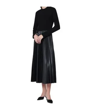 Simkhai Pleated Midi Dress