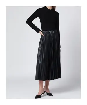Simkhai Pleated Midi Dress