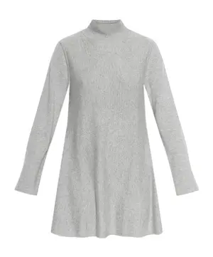 LISA YANG Serina Long-sleeve Mini Dress - Gray