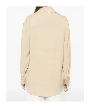 Herno Long-sleeved Shirt With Tie-neck Collar
