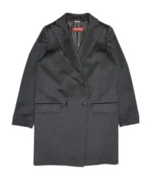 Max Mara Lapel Coat - Gray