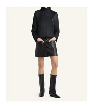 COURREGES Zip-up Track Jacket - Black