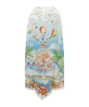 Casablanca Printed Halterneck Dress
