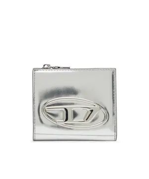 DIESEL® 1dr Bi-fold Card Holder - Silver