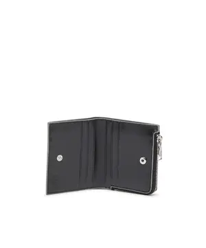 DIESEL® 1dr Bi-fold Card Holder - Silver